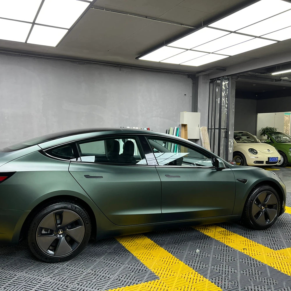 Heavy Metallic Matte Dark Jade Green – Car Vinyl Supplier