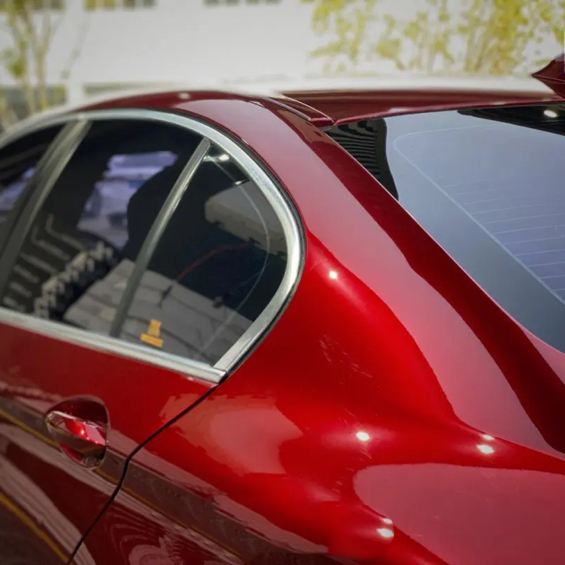 Gloss Metallic Cherry Red Car Wrap Prices PET Liner – Car Vinyl Supplier