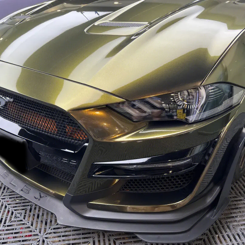 Gloss Color Shift Ghost Midnight Gold Car Wrap PET Liner – Car Vinyl ...