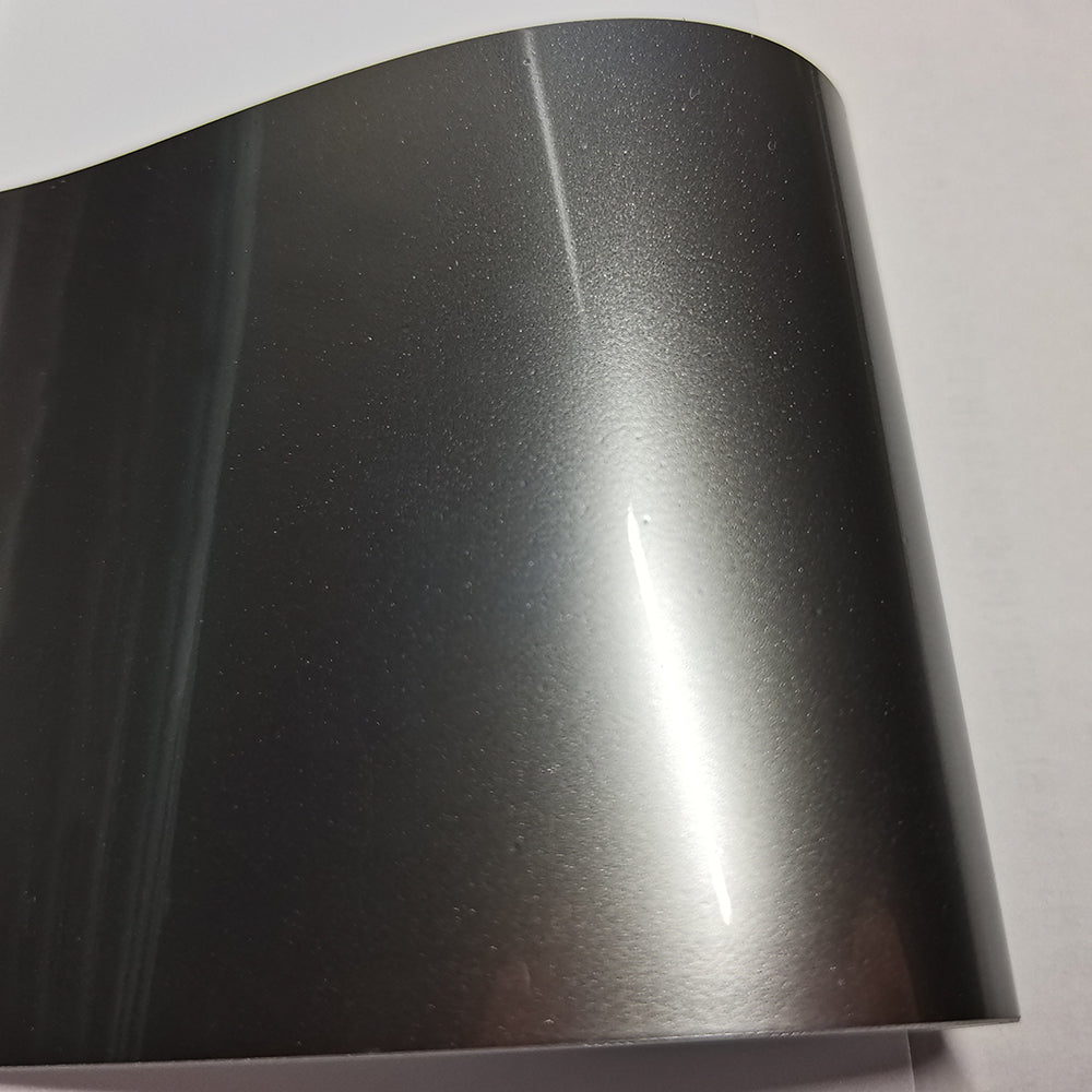 Gloss Metallic Liquid Silver Wrap PET Liner – Car Vinyl Supplier