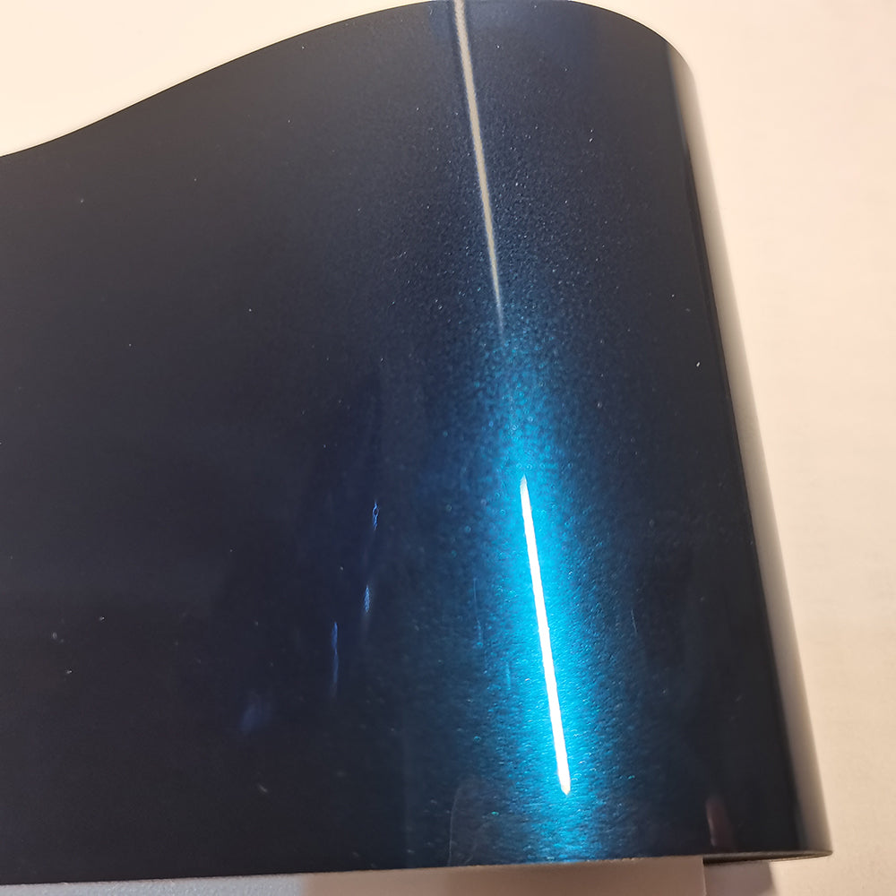 Gloss Metallic Midnight Blue Vinyl PET Liner – Car Vinyl Supplier
