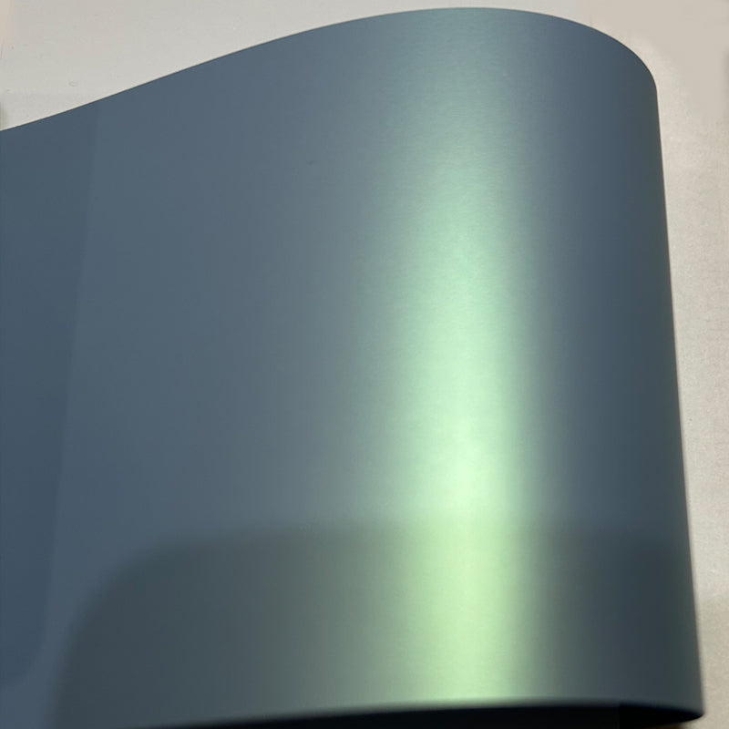Ultra-matte Green Blue Vehicle Wraps PET Liner – Car Vinyl Supplier