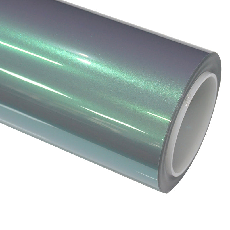 Gloss Color Shift Twin Grey Green Car Wrap Kit PET Liner – Car Vinyl ...