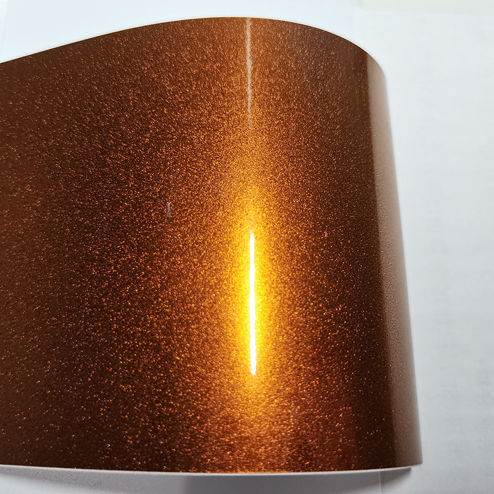 Heavy Metallic Gloss Copper Vinyl Film – Car Vinyl Supplier