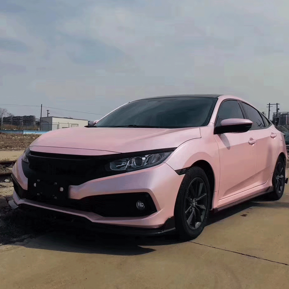 Pearl Metallic Sakura Pink Car Wrap Film – Car Vinyl Supplier