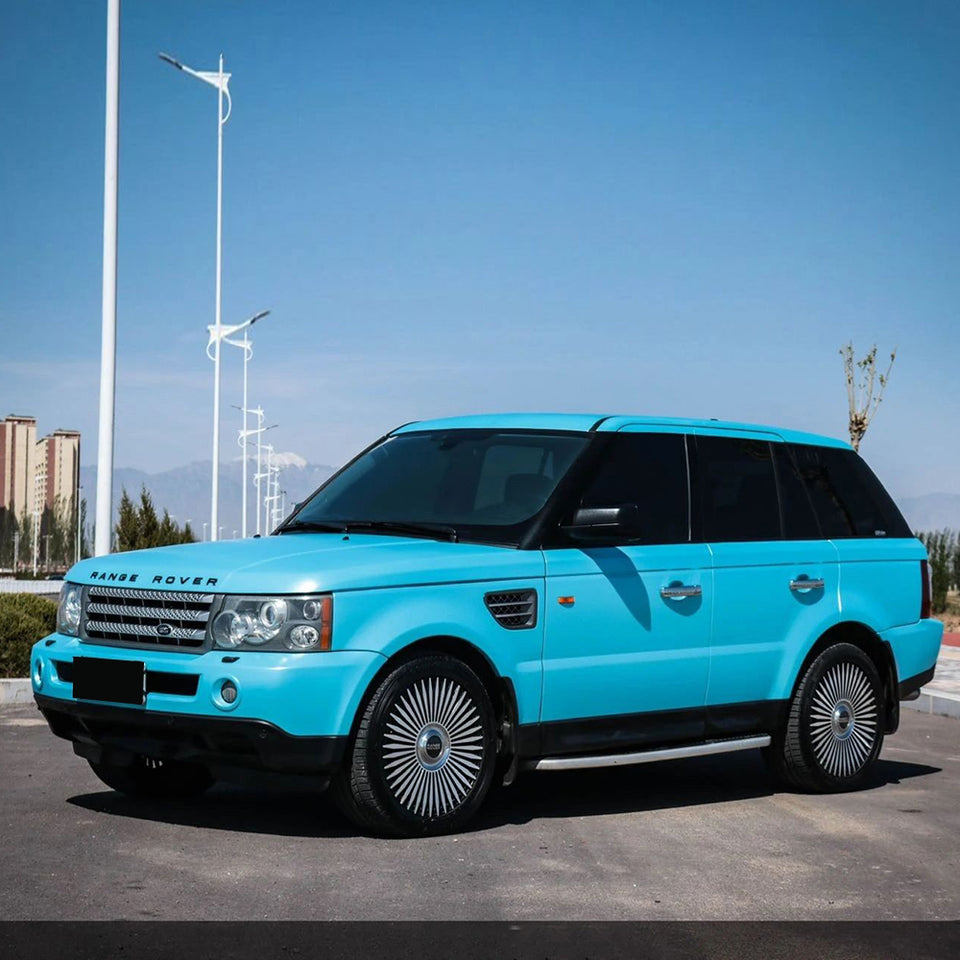 Pearl Metallic Sky Blue Vinyl Wrap – Car Vinyl Supplier