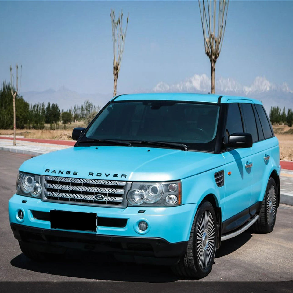 Pearl Metallic Sky Blue Vinyl Wrap – Car Vinyl Supplier