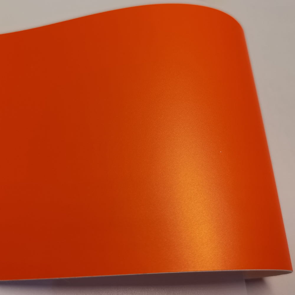 Super Matte Orange Wrapped On Vinyl – Car Vinyl Supplier