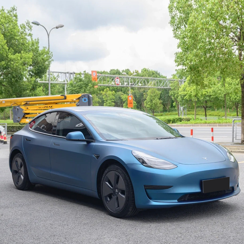 Ultra Matte Metal Midnight Blue Car Vinyl – Car Vinyl Supplier