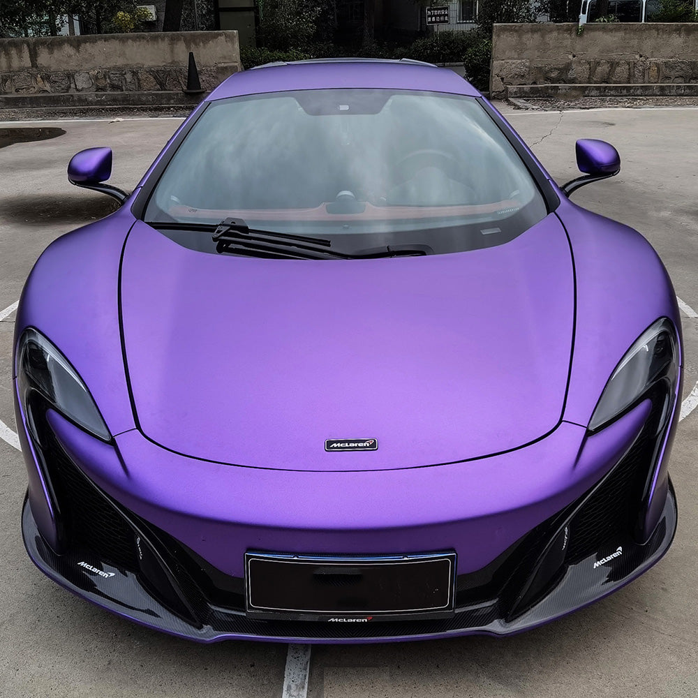 Ultral Matte Metal Purple Car Wrap Material – Car Vinyl Supplier