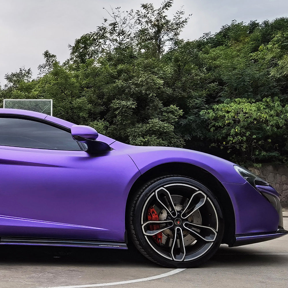 Ultral Matte Metal Purple Car Wrap Material – Car Vinyl Supplier